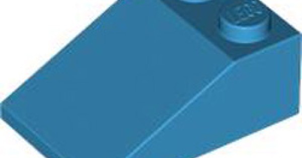 LEGO Part 6021566 - 3298 - Roof Tile 2x3/25 Degree Dark Azur | LEGO ...