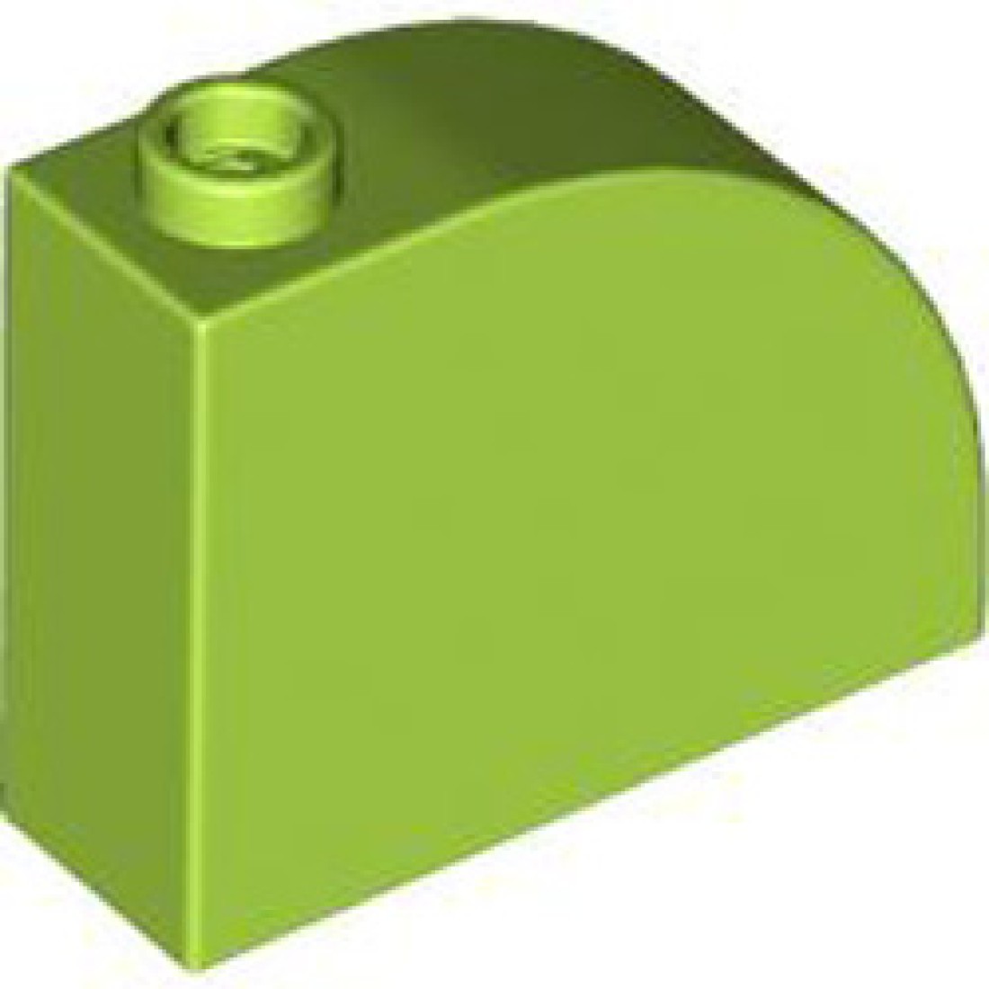 LEGO Part 6038459 - 33243 - Bow Brick 1x3x2 Bright Yellowish Green ...