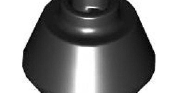 LEGO Part 6199468 - 33492 - Mini Hat Number 46 Black | LEGO Bricks ...