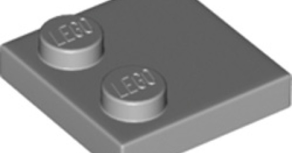 LEGO Part 6212077 - 33909 - Plate 2x2 with Reduced Knobs Medium Stone ...