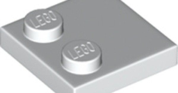 LEGO Part 6218822 - 33909 - Plate 2x2 with Reduced Knobs White | LEGO ...