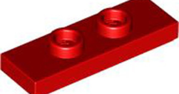 LEGO Part 6251410 - 34103 - Plate 1x3 with 2 Knobs Bright Red | LEGO ...