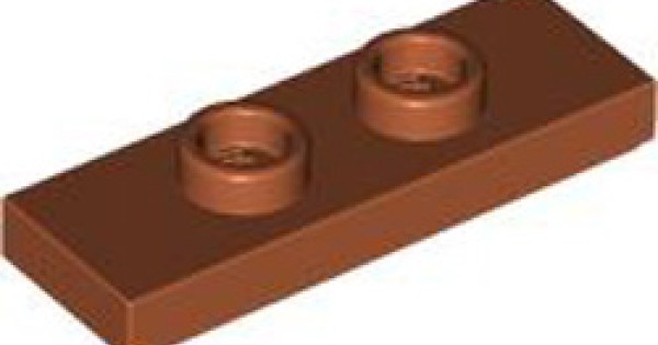 LEGO Part 6290986 - 34103 - Plate 1x3 with 2 Knobs Dark Orange | LEGO ...