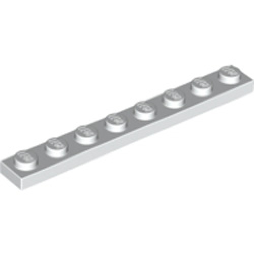 LEGO Part 346001 - 3460 - Plate 1x8 White | LEGO Bricks, Replacement ...