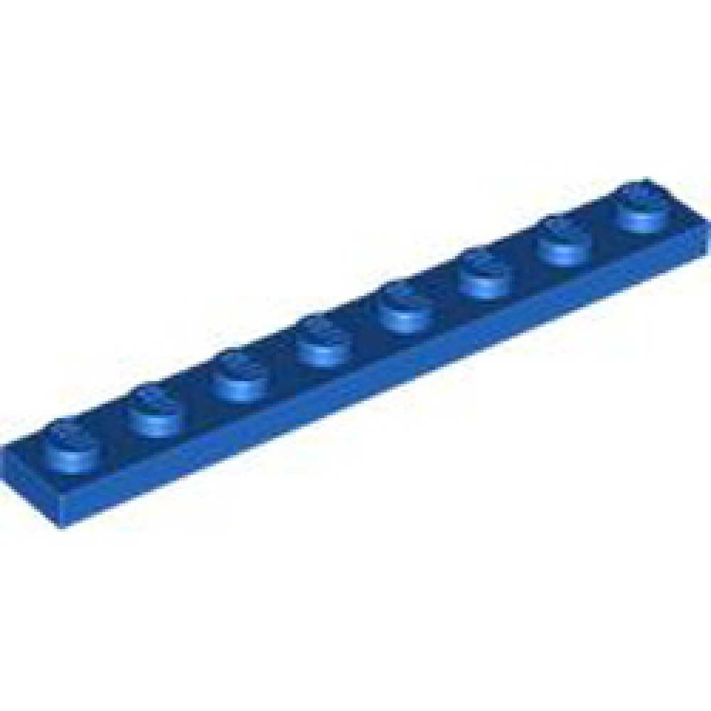 LEGO Part 346023 - 3460 - Plate 1x8 Bright Blue | LEGO Bricks ...