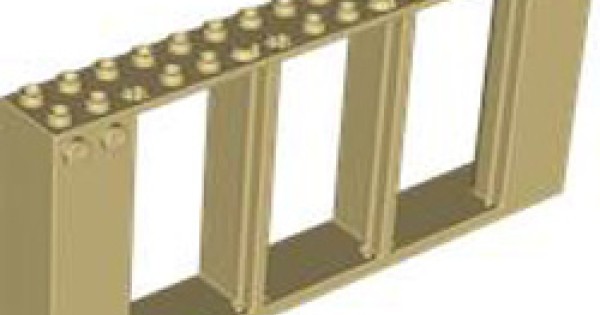LEGO Part 6441581 - 35103 - Frame 2x16x6 with Knobs Brick Yellow | LEGO ...