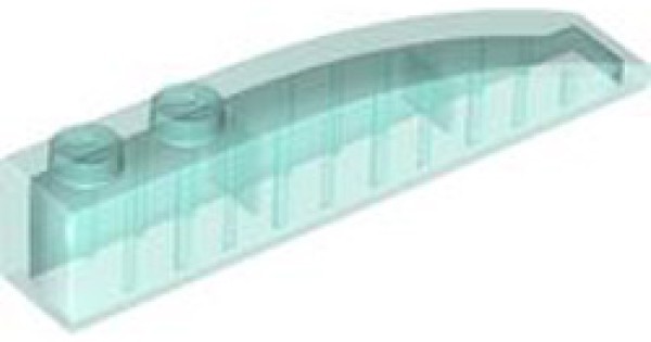 LEGO Part 6240378 - 35164 - Brick 1x6 with Bow Transparent Light Blue ...