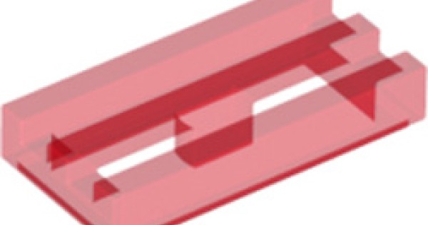 LEGO Part 6250158 - 35248 - Radiator Grille 1x2 Transparent Red | LEGO ...