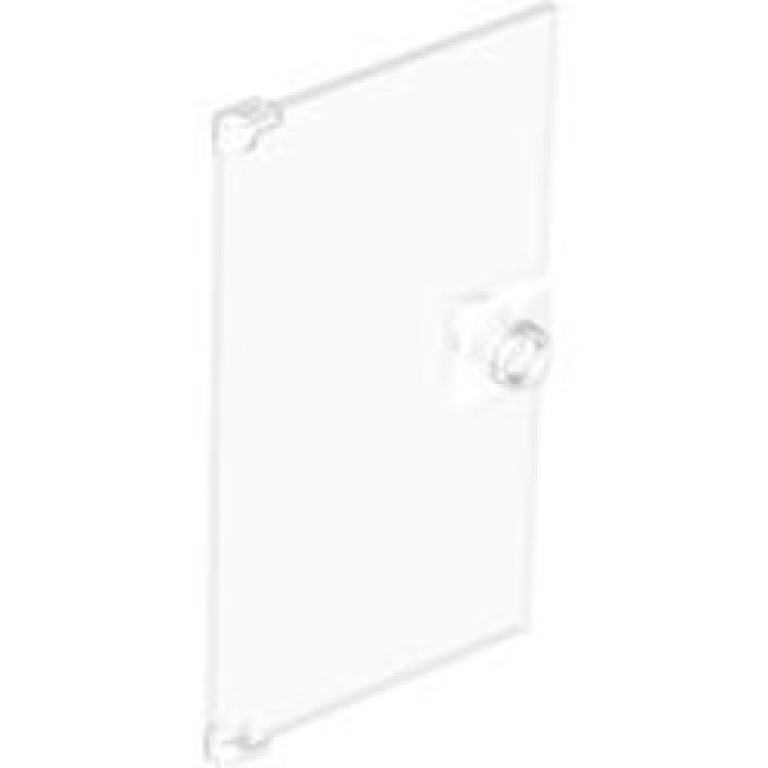 LEGO Part 6247362 - 35290 - Glass Door for Frame 1x4x6 Transparent ...