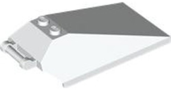 LEGO Part 6392552 - 35328 - Cockpit 4x8x2 with Angle with Shaft White ...
