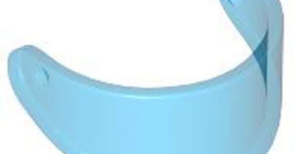 LEGO Part 6431592 - 35334 - Mini Visor Transparent Blue | LEGO Bricks ...