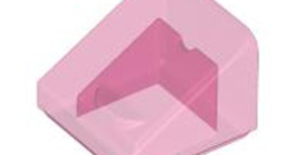 LEGO Part 6245287 - 35338 - Roof Tile 1x1x2/3 Transparent Medium ...