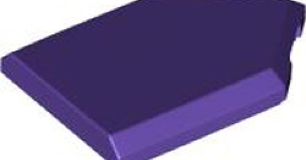 LEGO Part 6245266 - 35341 - Flat Tile 2x3 with Angle Medium Lilac ...