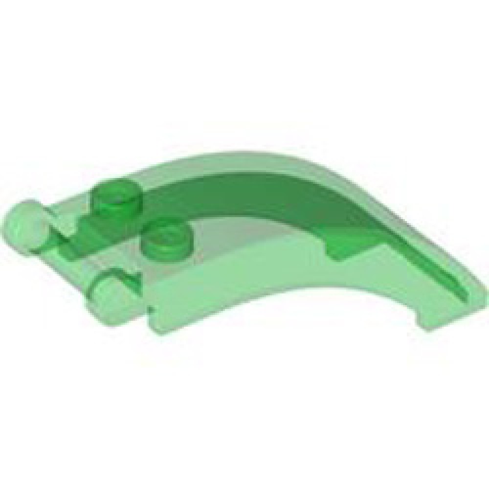LEGO Part 6254880 - 35375 - Cockpit 2x5x2 with Shaft Transparent Green ...
