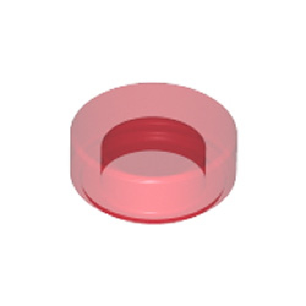 LEGO Part 6258607 - 35380 - Flat Tile 1x1 Round Transparent Red | LEGO ...