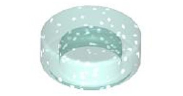 LEGO Part 6299918 - 35380 - Flat Tile 1x1 Round Transparent Light Blue ...