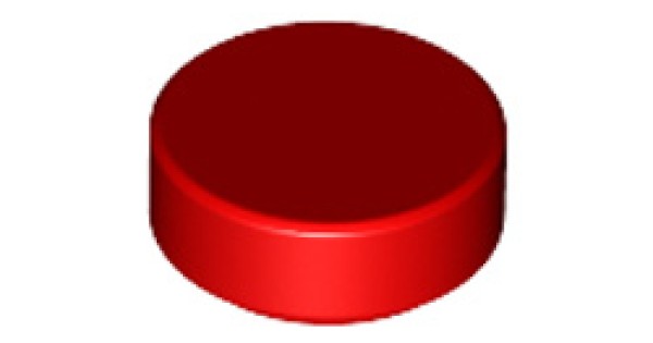 LEGO Part 6284574 - 35381 - Flat Tile 1x1 Round Bright Red | LEGO ...