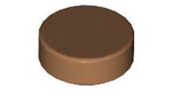 LEGO Part 6284589 - 35381 - Flat Tile 1x1 Round Medium Nougat | LEGO ...