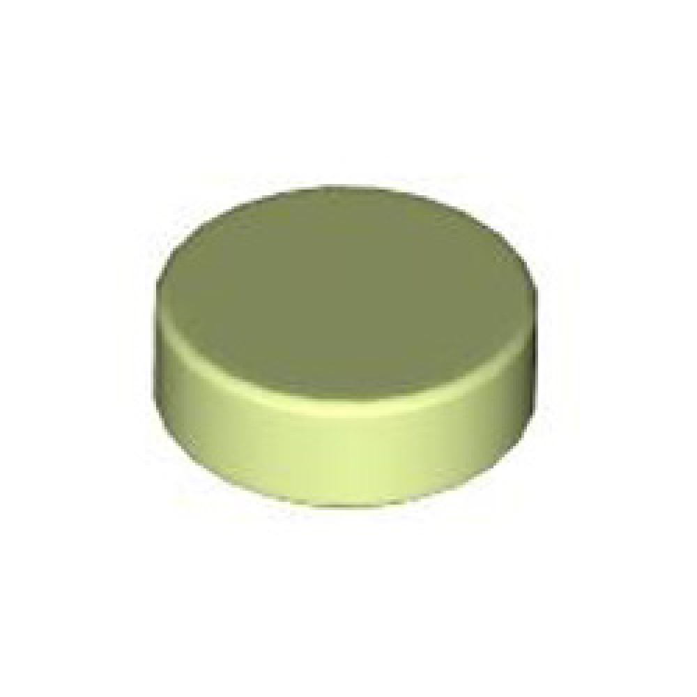 LEGO Part 6284598 - 35381 - Flat Tile 1x1 Round Spring Yellowish Green ...