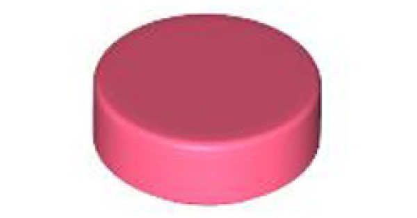 LEGO Part 6311436 - 35381 - Flat Tile 1x1 Round Vibrant Coral | LEGO ...