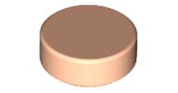 LEGO Part 6315196 - 35381 - Flat Tile 1x1 Round Light Nougat | LEGO ...