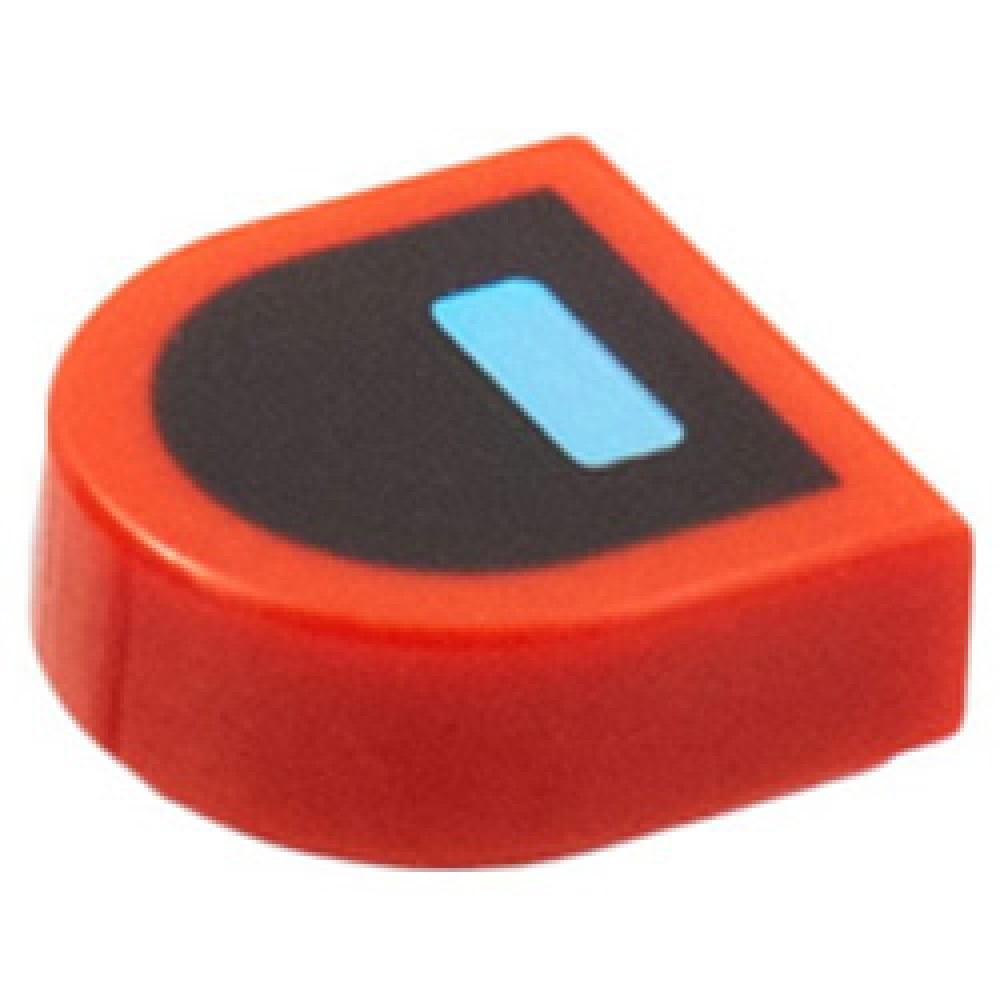 LEGO Part 24246pb037 - 35399 - Flat Tile 1x1 1/2 Circle with Light ...