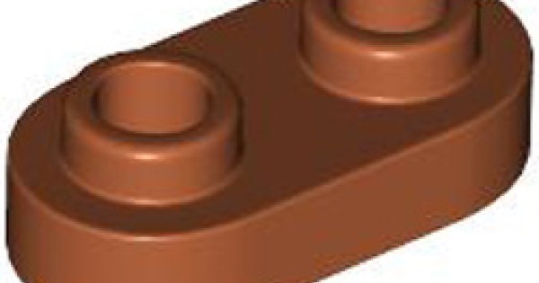 LEGO Part 6369194 - 35480 - Plate 1x2 Rounded Dark Orange | LEGO Bricks ...