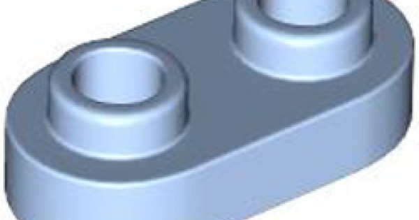 LEGO Part 6372122 - 35480 - Plate 1x2 Rounded Light Royal Blue | LEGO ...