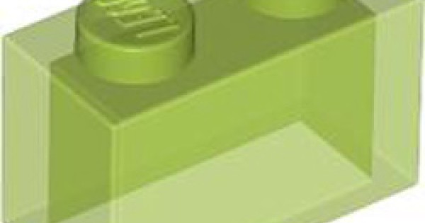 LEGO Part 6244911 - 35743 - Brick 1x2 without Pin Transparent Bright ...