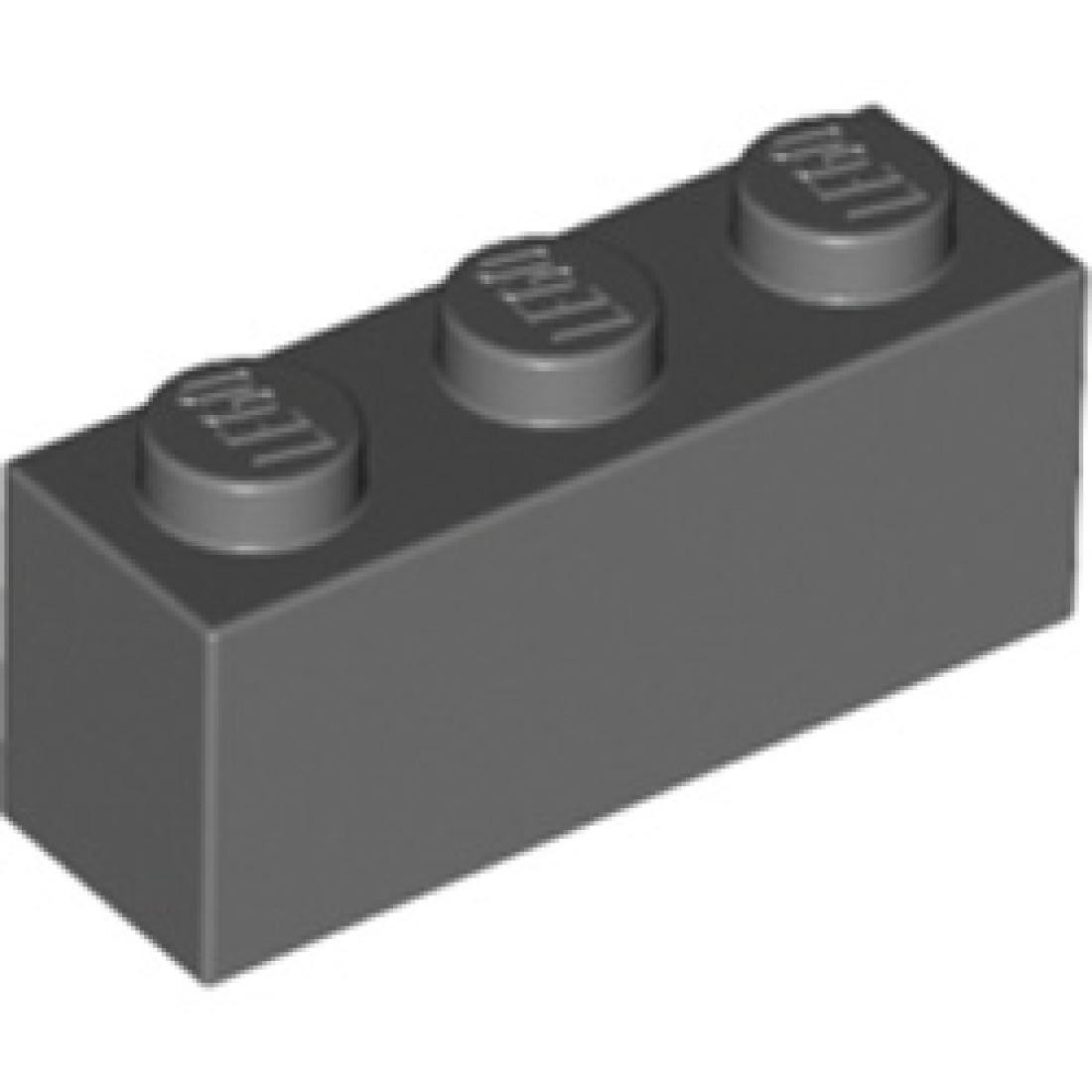LEGO Part 4211104 - 3622 - Brick 1x3 Dark Stone Grey | LEGO Bricks ...