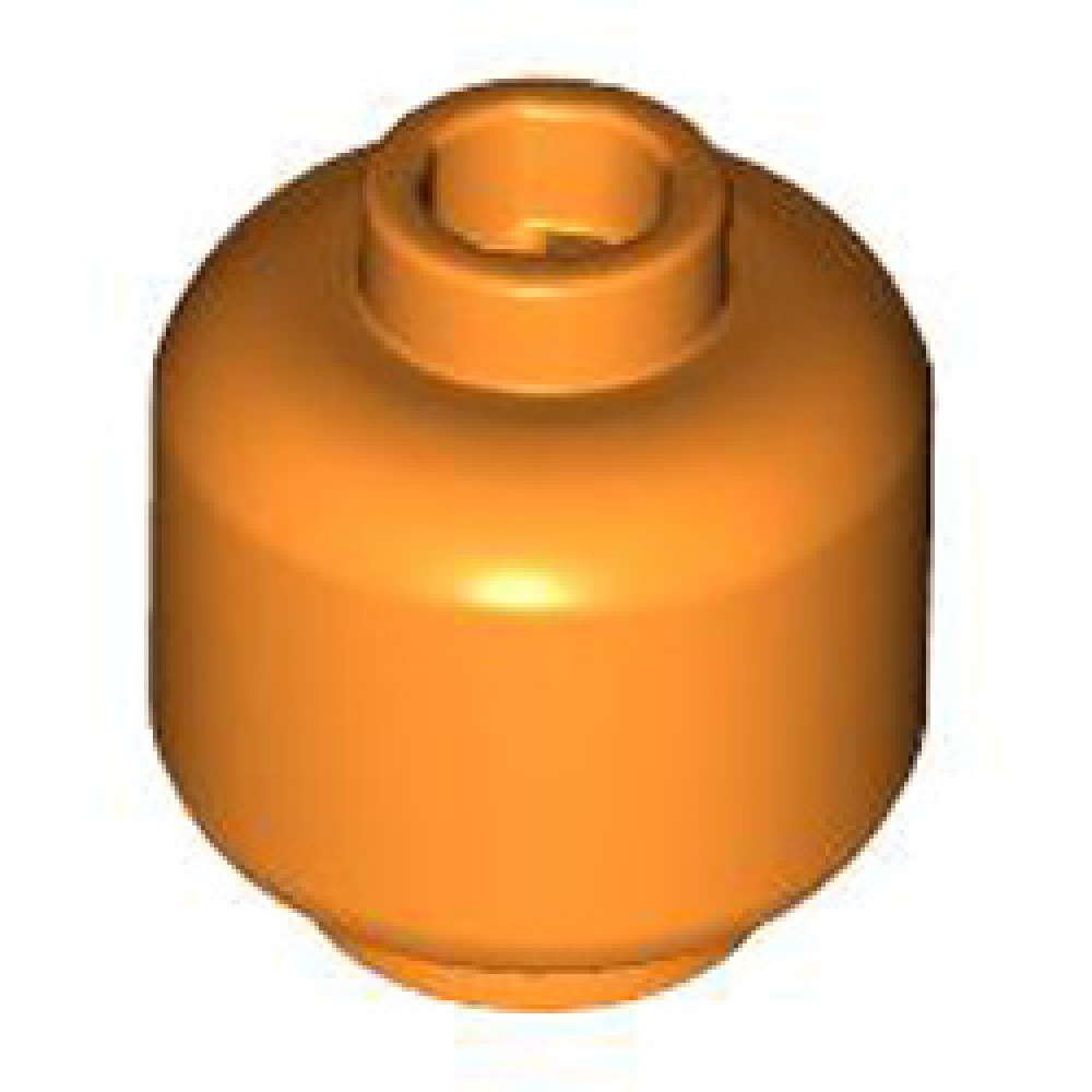 LEGO Part 4511896 - 3626 - Mini Head Bright Orange | LEGO Bricks ...