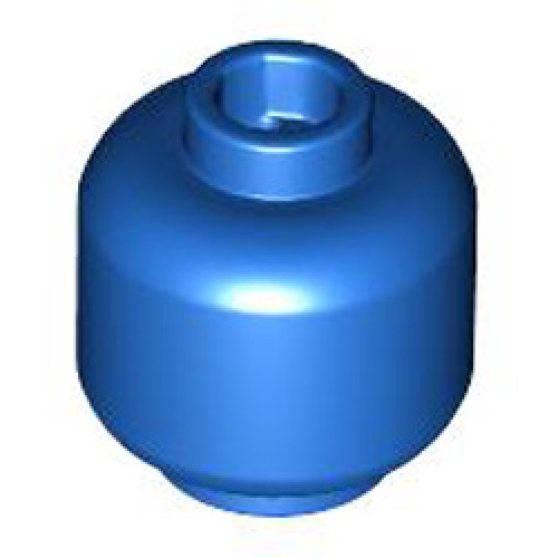 LEGO Part 6366741 - 3626 - Mini Head Bright Blue | LEGO Bricks ...