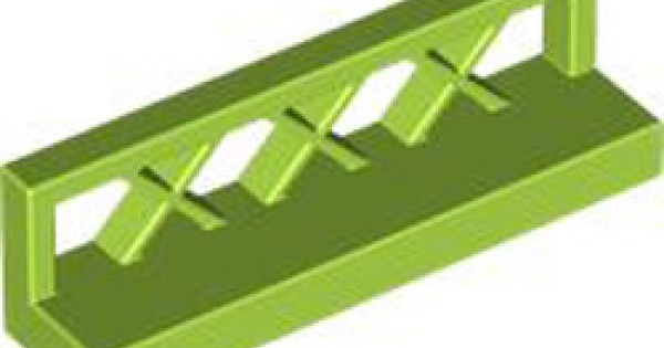 LEGO Part 4618590 - 3633 - Fence 1x4x1 Bright Yellowish Green | LEGO ...