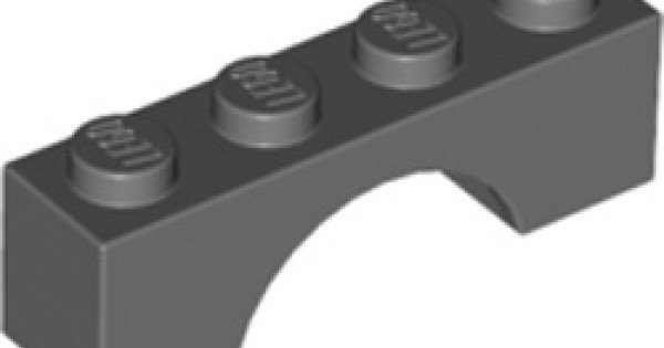 LEGO Part 4210999 - 3659 - Brick with Bow 1x4 Dark Stone Grey | LEGO Bricks, Replacement Pieces ...