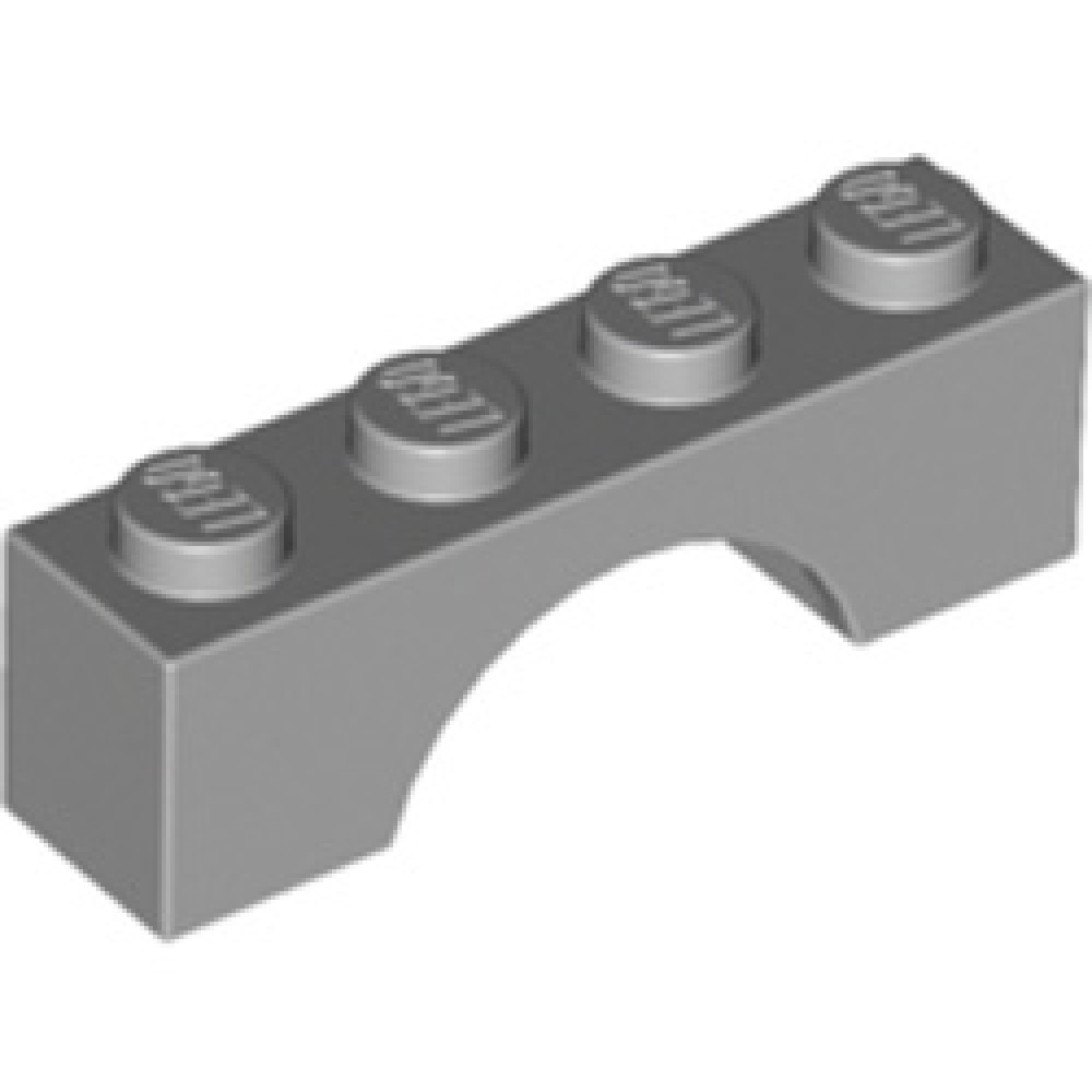 LEGO Part 4211435 - 3659 - Brick with Bow 1x4 Medium Stone Grey | LEGO ...