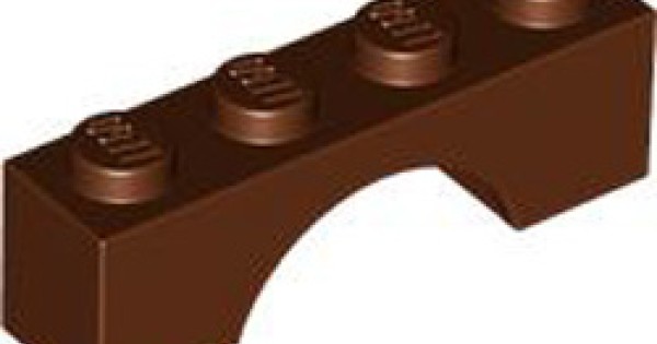 LEGO Part 6177697 - 3659 - Brick with Bow 1x4 Reddish Brown | LEGO ...