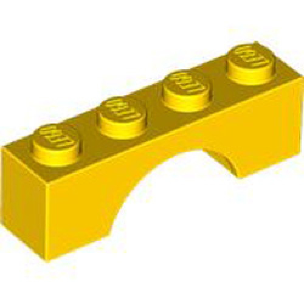 LEGO Part 6310246 - 3659 - Brick with Bow 1x4 Bright Yellow | LEGO ...