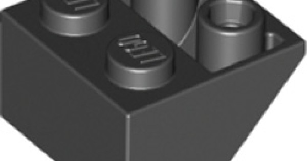 LEGO Part 366026 - 3660 - Roof Tile 2x2 / 45 Degree Inverted Black ...