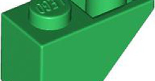 LEGO Part 4142989 - 3665 - Roof Tile 1x2 Inverted Dark Green | LEGO ...