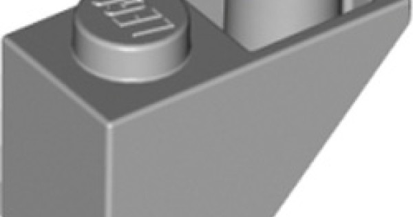 LEGO Part 4211437 - 3665 - Roof Tile 1x2 Inverted Medium Stone Grey ...
