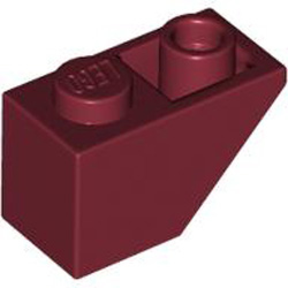 LEGO Part 4590811 - 3665 - Roof Tile 1x2 Inverted Dark Red | LEGO ...