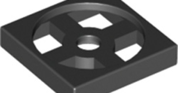 LEGO Part 368026 - 3680 - Turn Plate 2x2 Lower Part Black | LEGO Bricks ...