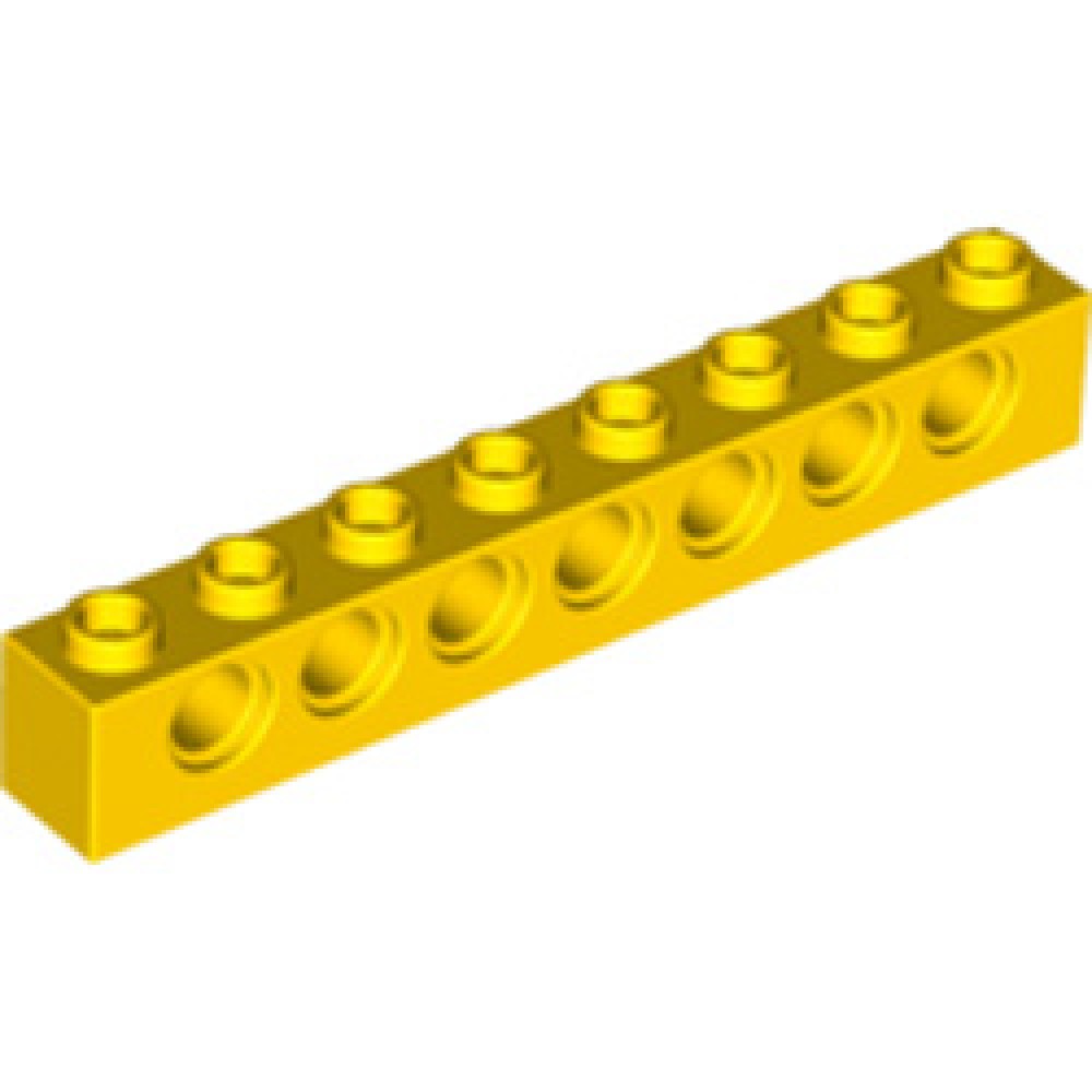 LEGO Part 370224 - 3702 - Technic Brick 1x8 Bright Yellow | LEGO Bricks ...