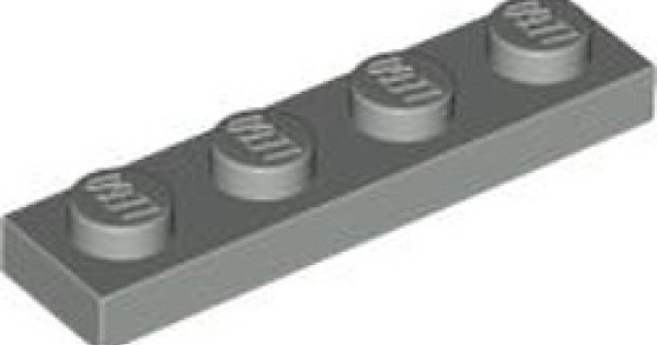 LEGO Part 371002 - 3710 - Plate 1x4 Light Grey | LEGO Bricks ...