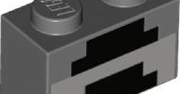 LEGO Part 6216860 - 37227 - Brick 1x2 Number 30 Dark Stone Grey | LEGO ...