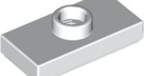 LEGO Part 379401 - 3794 - Plate 1x2 with 1 Knob and 1 Bottom Stud White ...