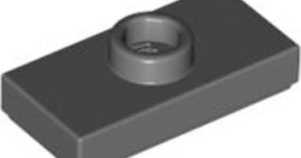 LEGO Part 4211119 - 3794 - Plate 1x2 with 1 Knob and 1 Bottom Stud Dark ...