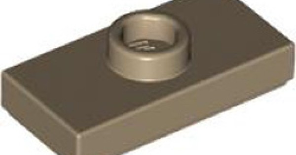 LEGO Part 4500243 - 3794 - Plate 1x2 with 1 Knob and 1 Bottom Stud Sand ...