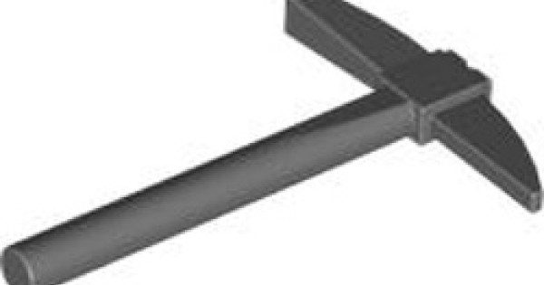 LEGO Part 4211007 - 3841 - Mini Pickaxe Dark Stone Grey | LEGO Bricks ...