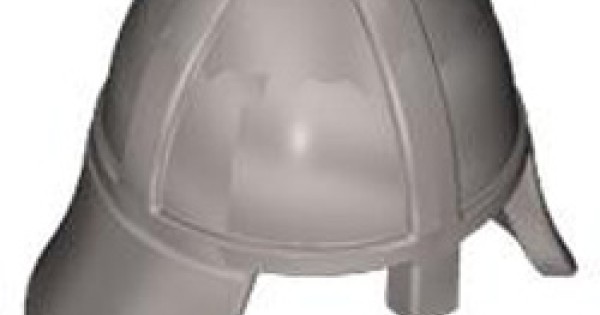 LEGO Part 6037507 - 3844 - Mini Knights Helmet Silver Metallic | LEGO ...